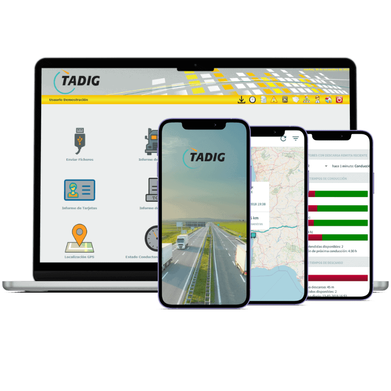TADIG | Software pare el Tacógrafo Digital | Descarga Remota